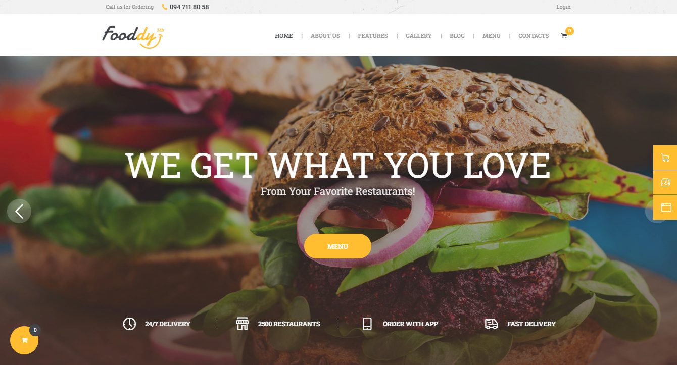 Best WordPress Food Delivery Themes for Startups