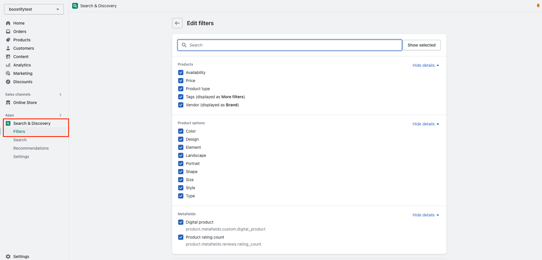 How can I enable product filtering? - Advanced settings - Neat Theme