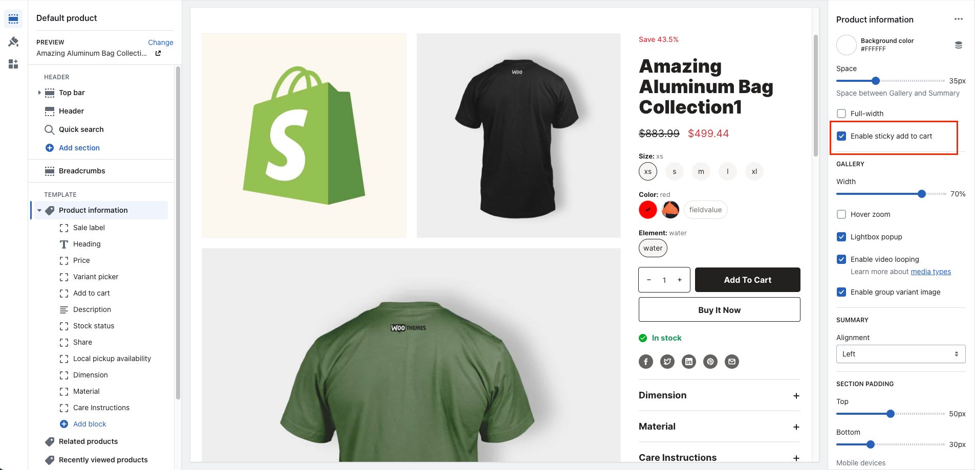 How to enable sticky add to cart - General settings How to enable sticky add to cart - General settings