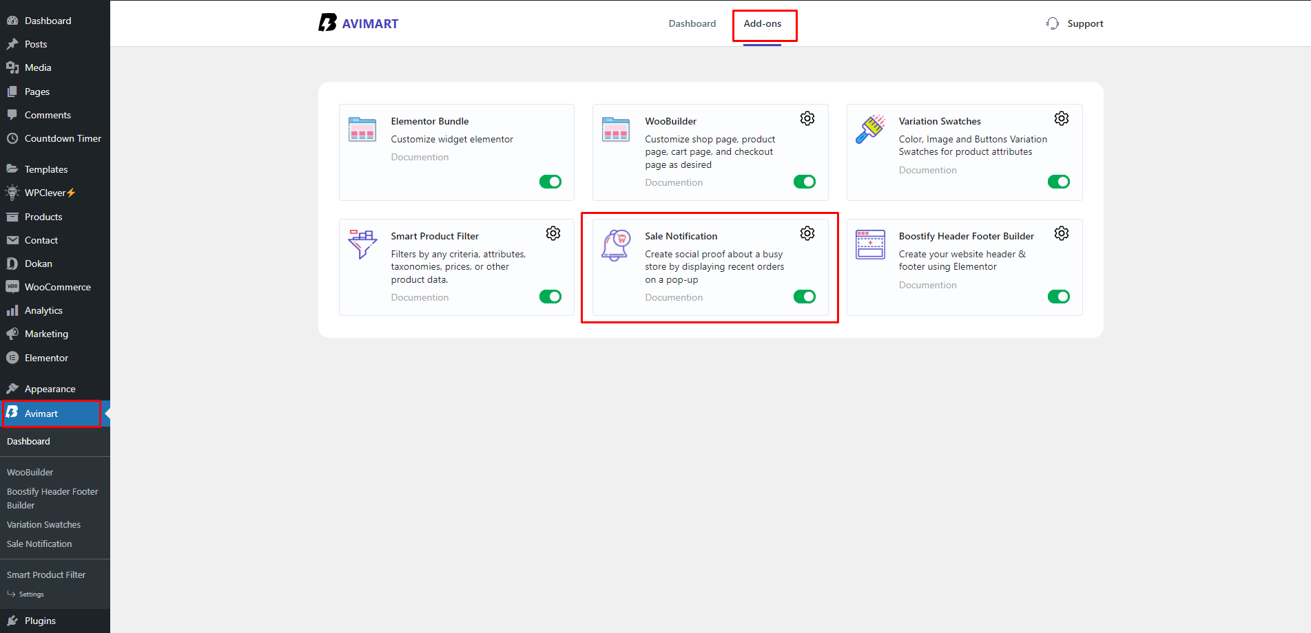 Sale Notification - Avimart WordPress - Avimart WordPress Theme