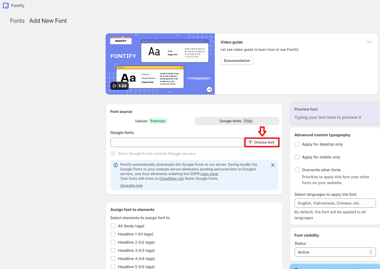 How to Add Custom Font to Shopify Theme