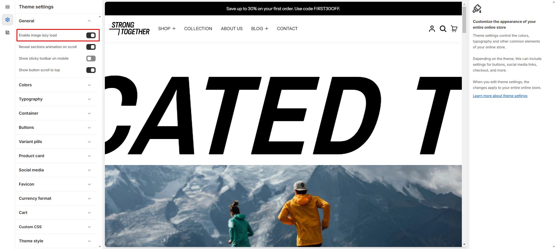 What is lazy loading? - General settings