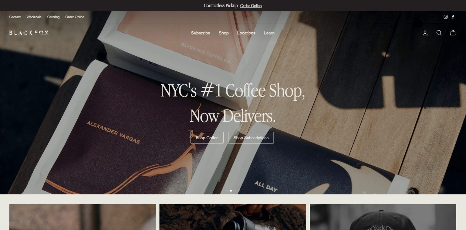 20+ Best Shopify Coffee Shop Websites (with Real Examples & Design Tips)