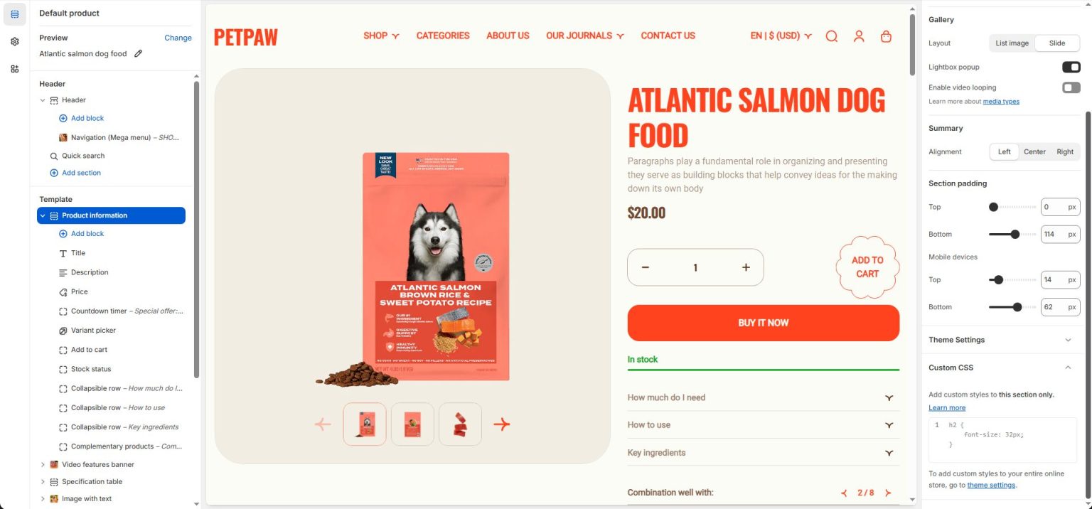 How do I remove the shopping cart? - Advanced settings