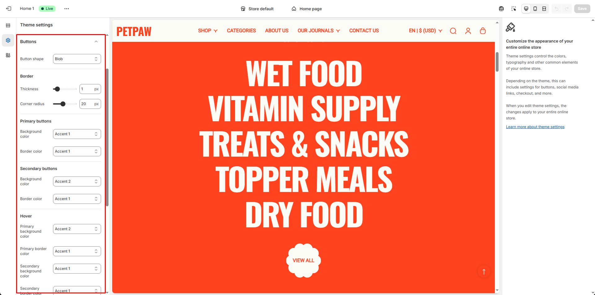 How do I set up buttons? - General settings