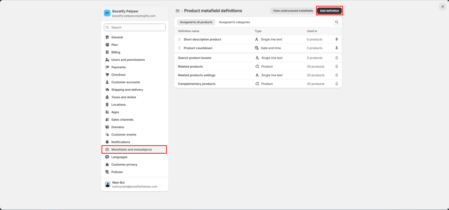 How to change the product short description - General settings